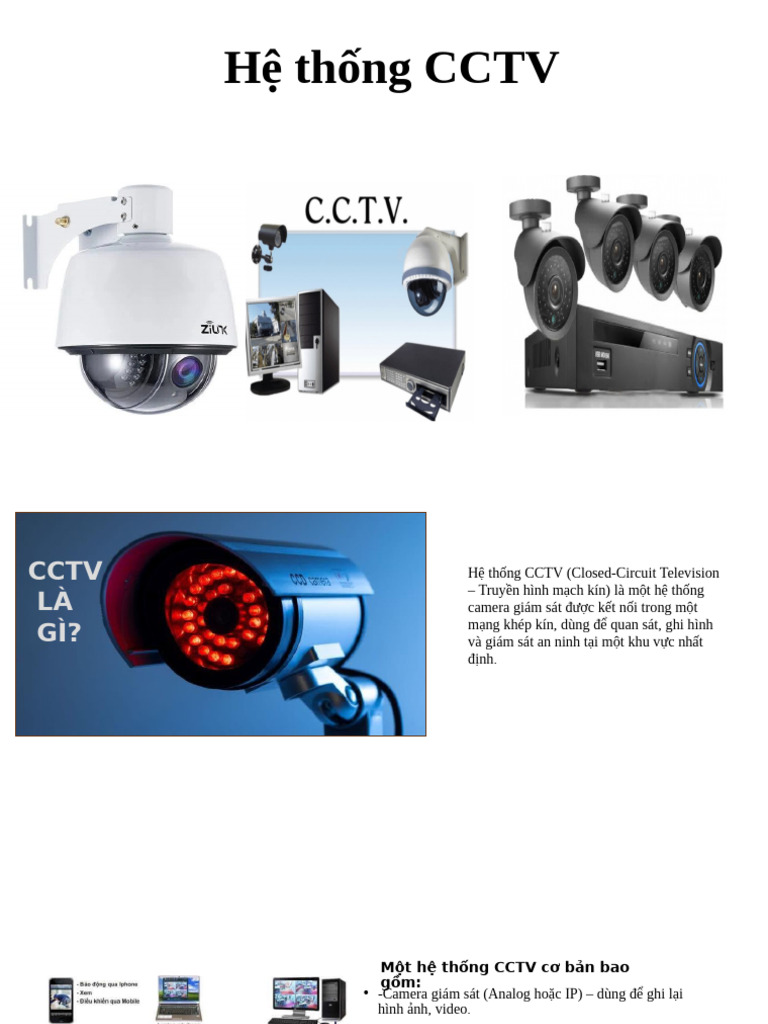 Hệ thống CCTV CAMERA | PDF