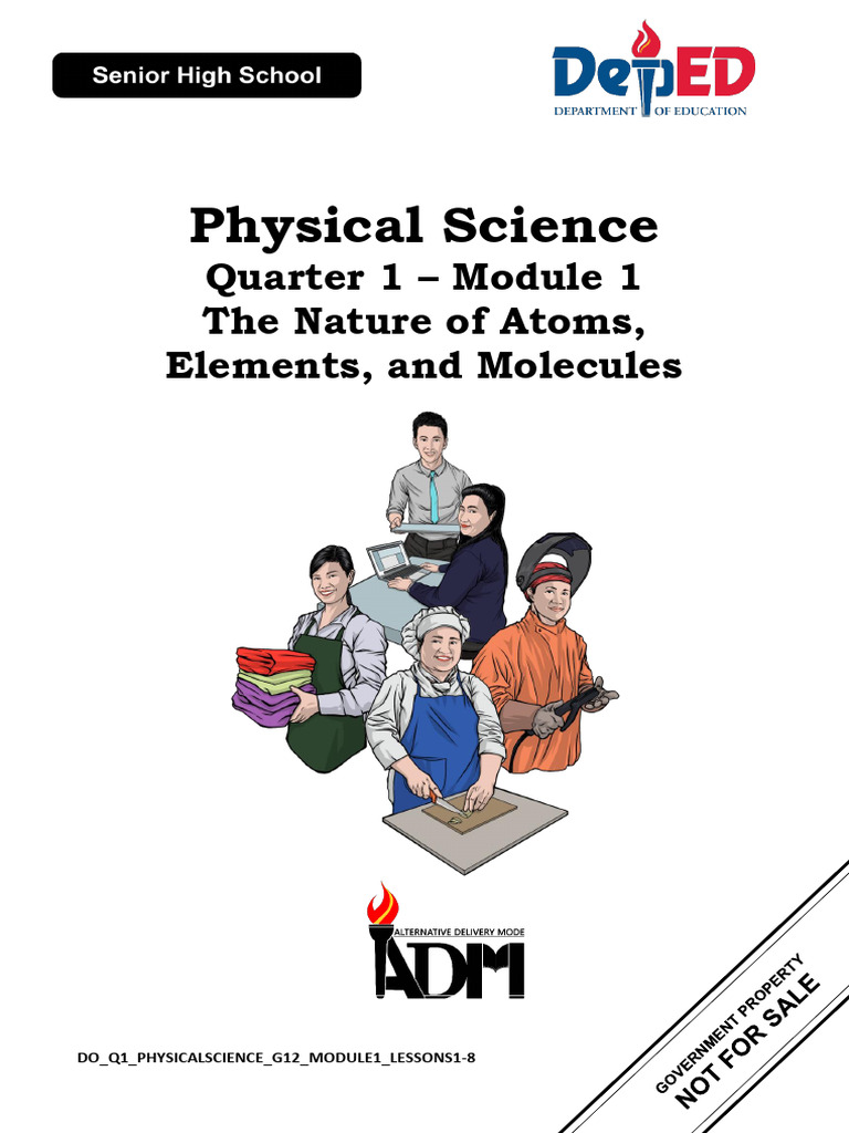 Nature of Atoms and Elements Module | PDF | Chemical Polarity ...