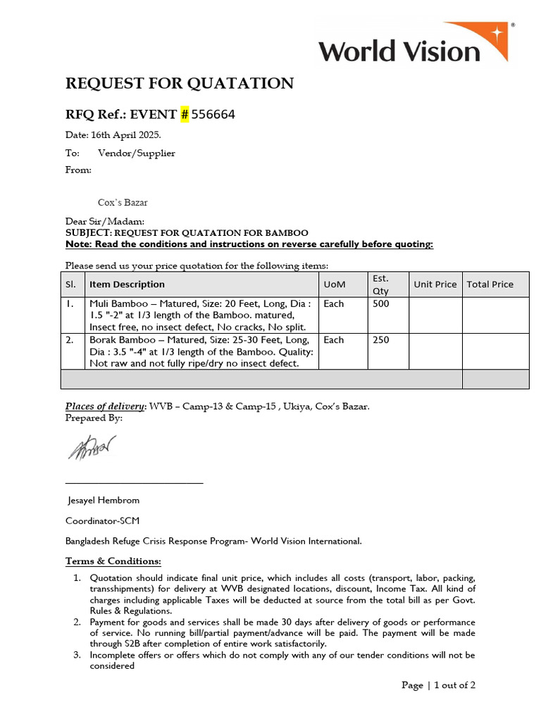 RFQ_EVENT-556664 | PDF