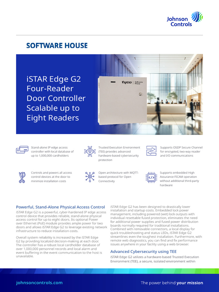 iSTAR Edge G2 - Ds - r04 - Hs - en May 22 2025 2 1 | PDF | Access ...