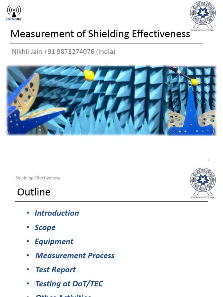 Shielding Effectiveness | PDF | Antenna (Radio) | Hertz