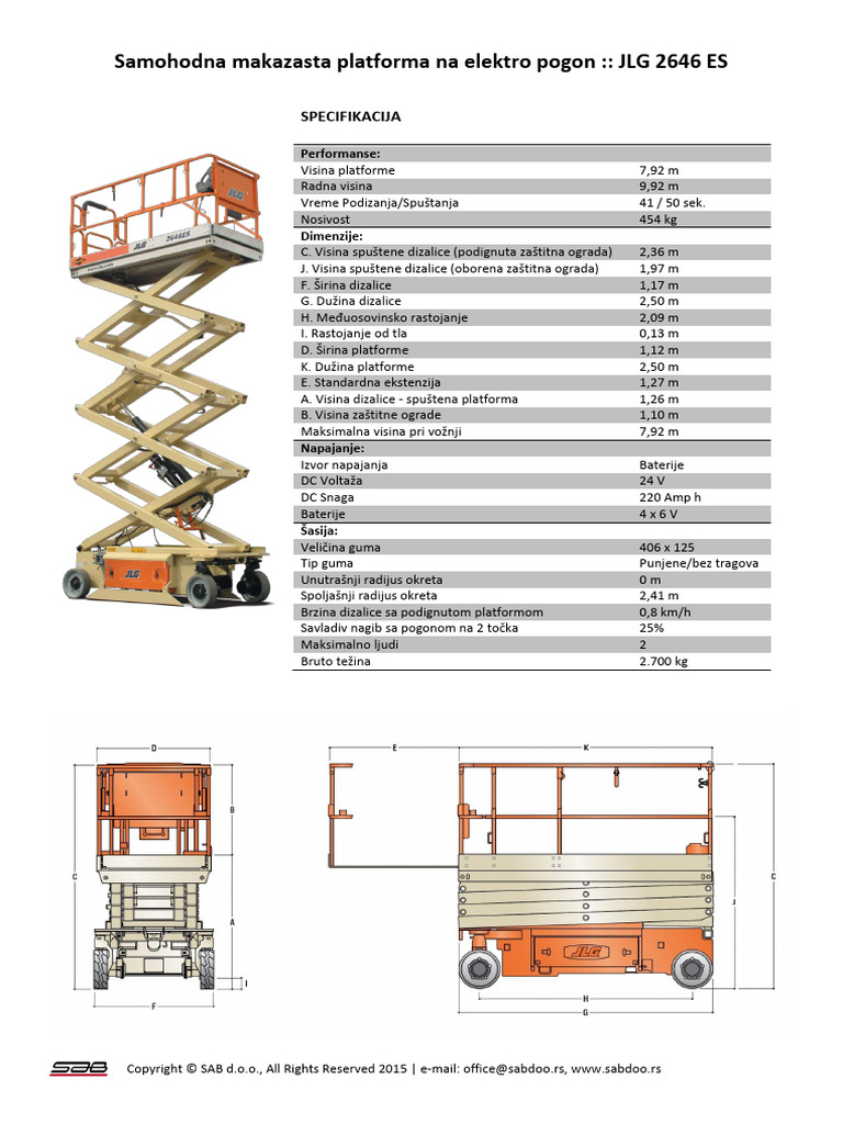 JLG 2646 Es | PDF