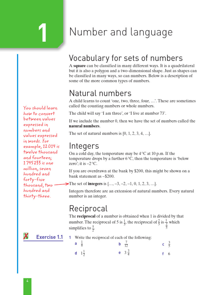 Number Classification and Properties Guide | PDF | Numbers | Rational ...
