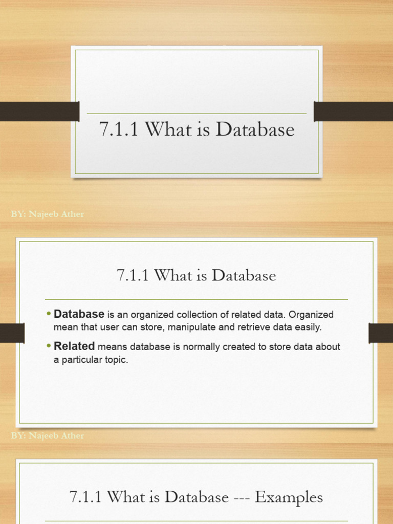7 Database Fundamentals | PDF | Databases | Sql