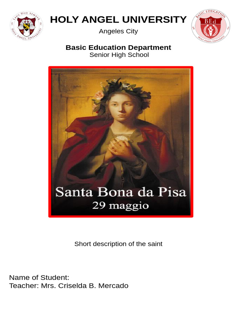 Portfolio Front Page | PDF