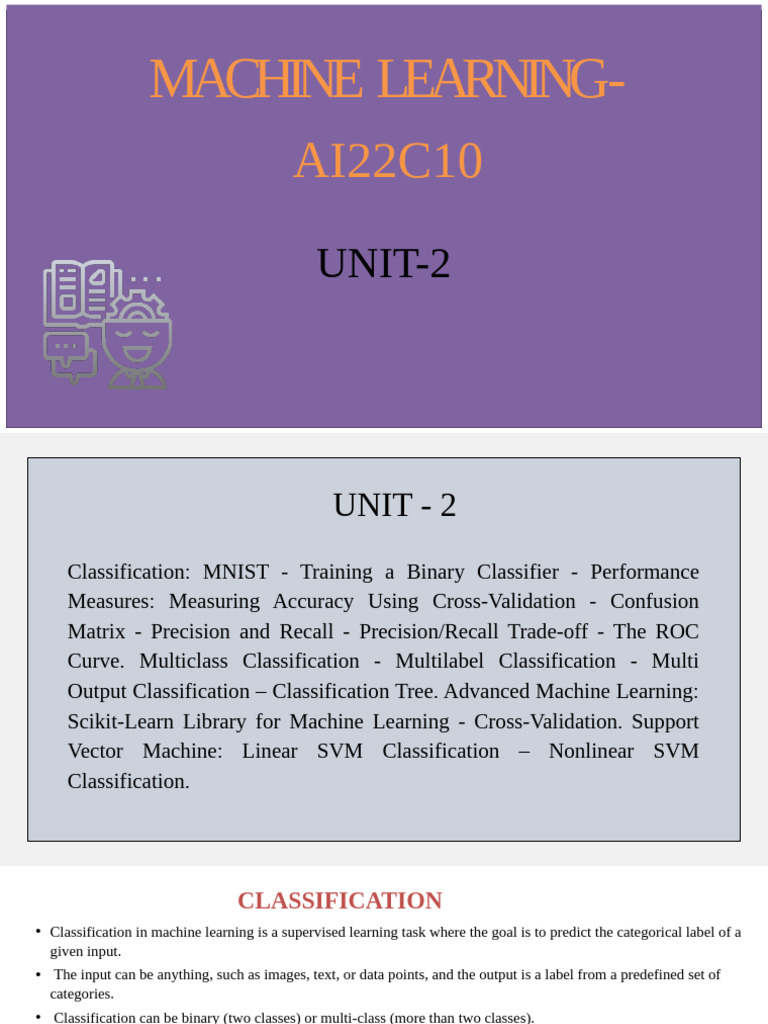 Machine Learning Classification Techniques | PDF | Support Vector ...