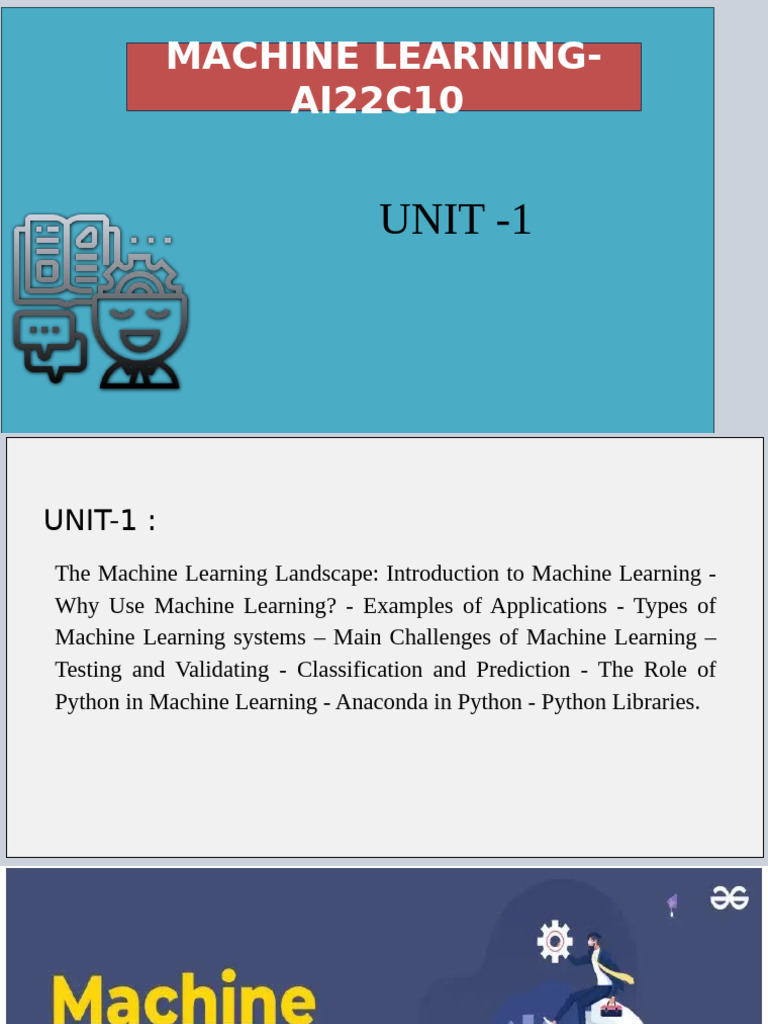 Introduction to Machine Learning Concepts | PDF | Machine Learning ...