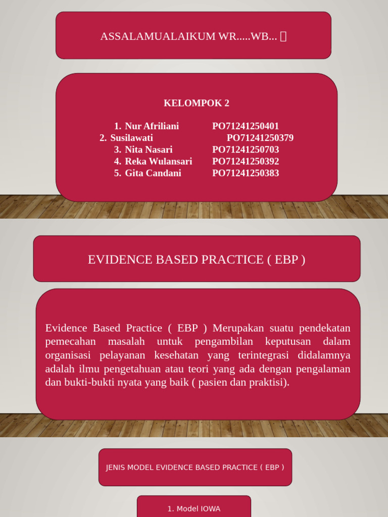 Model Evidence Based Practice (Ebp) | PDF