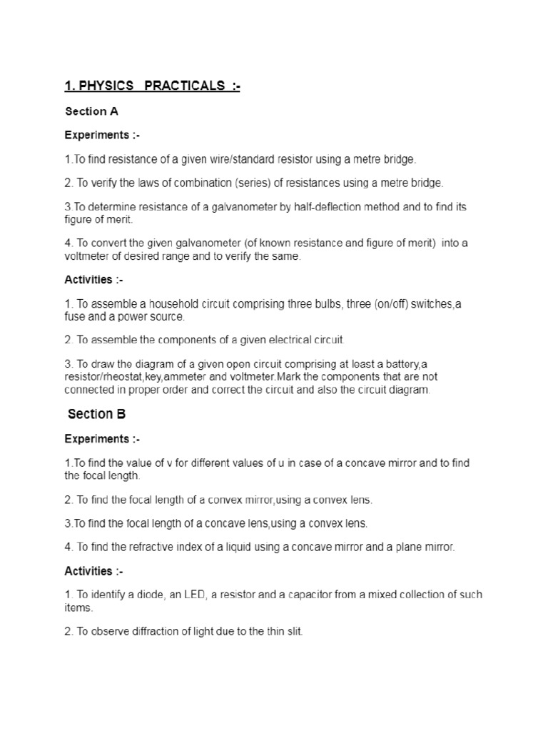 12th Practical Questions | PDF
