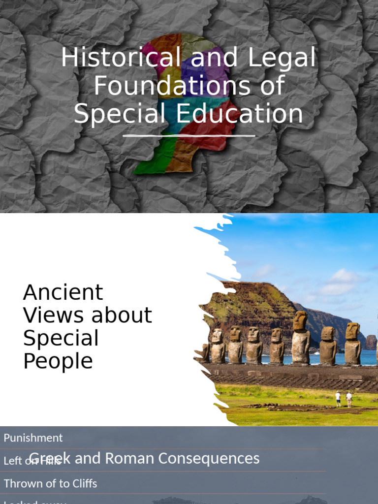 Foundations of Special Education History | PDF | Special Education ...