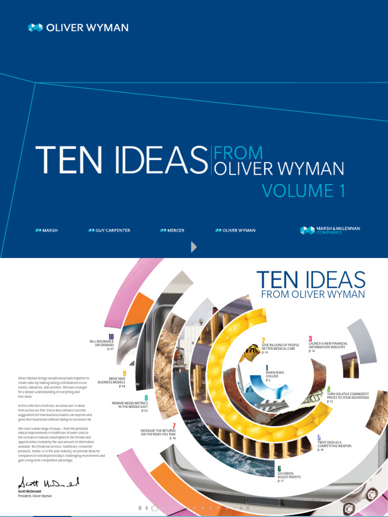 Oliver Wyman - Ten Ideas | PDF | Interest | Risk