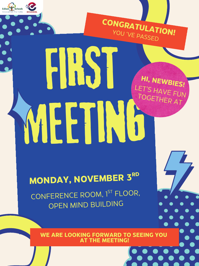 Colorful Cartoon Illustrative Trivia Night Party Invitation | PDF