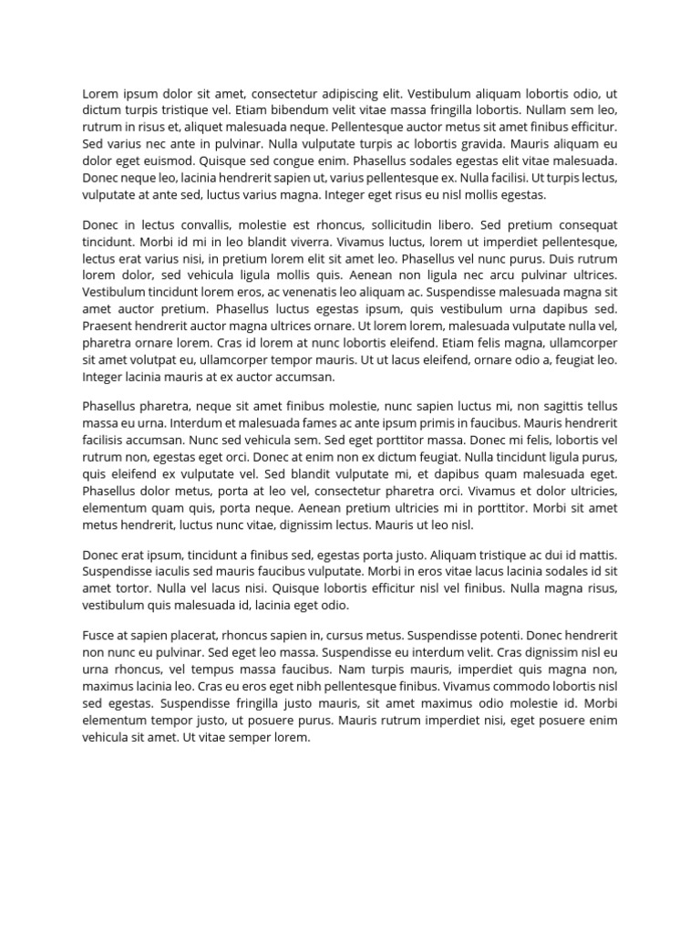 Lorem Ipsum Dolor Sit Amet | PDF