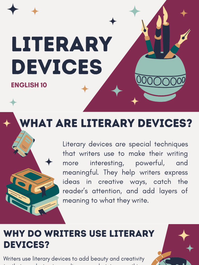 Literary Device Grade 10 | PDF