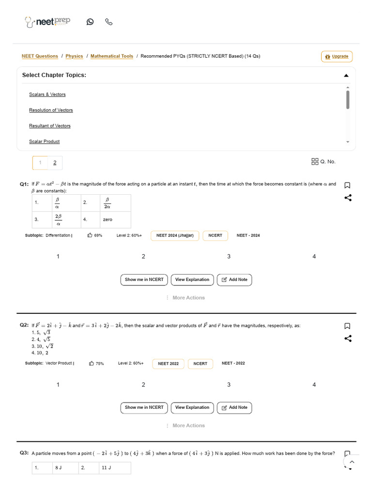 1-10 11-20 Merged | PDF | Euclidean Vector | Scalar (Mathematics)