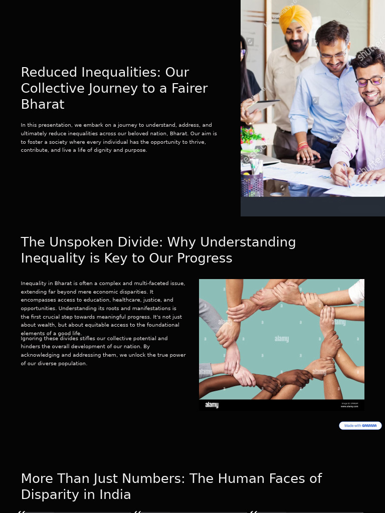 Reduced Inequalities Our Collective Journey To A Fairer Bharat | PDF ...