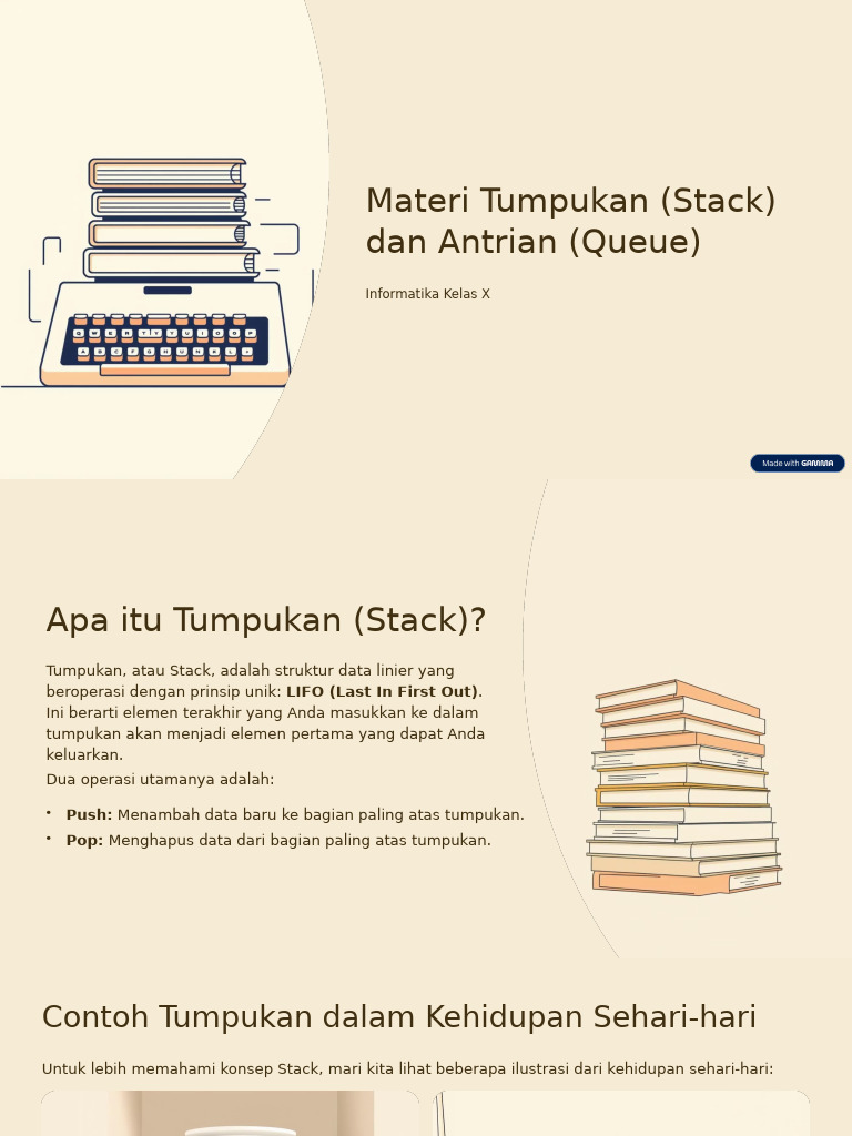 Struktur Data: Stack dan Queue | PDF