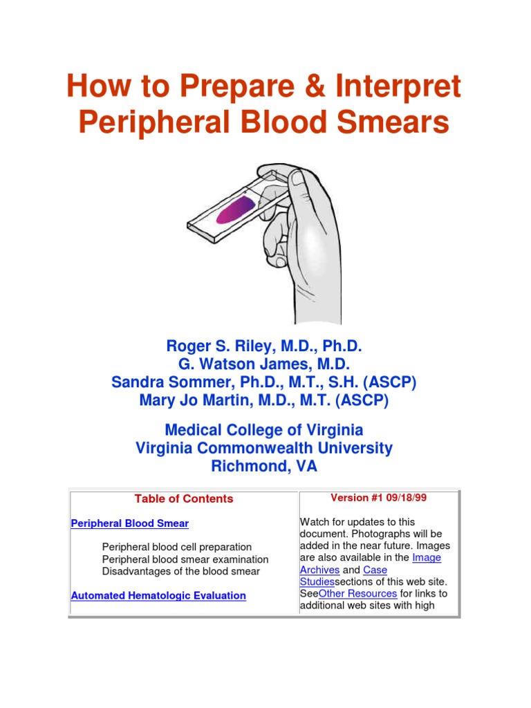 Peripheral Blood Smear and Histology | Anemia | White Blood Cell