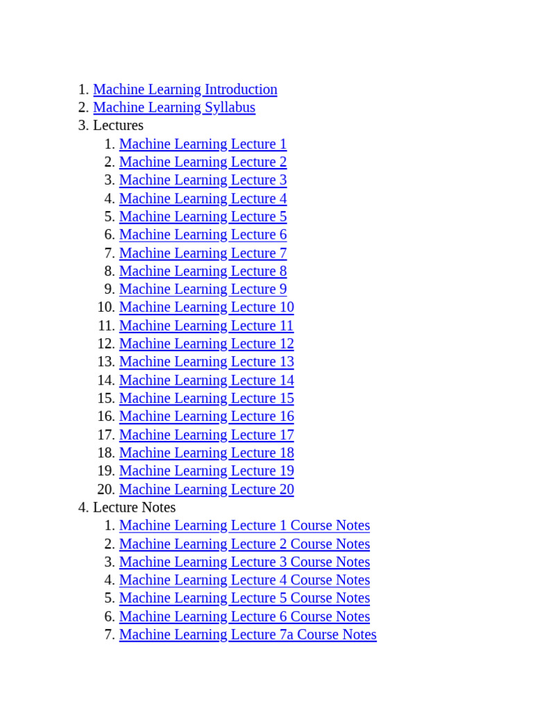 Machine-Learning Andre NG Classes | PDF | Machine Learning | Artificial ...