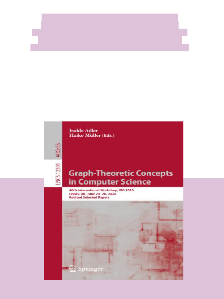 (Ebook) Graph-Theoretic Concepts in Computer Science: 46th International Workshop, WG 2020 ...