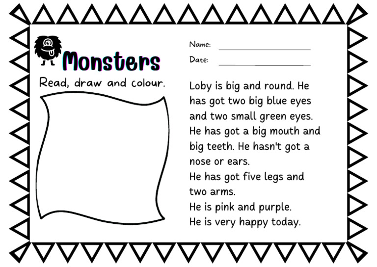 monstersdrawingbodypartscharacter-1 | PDF