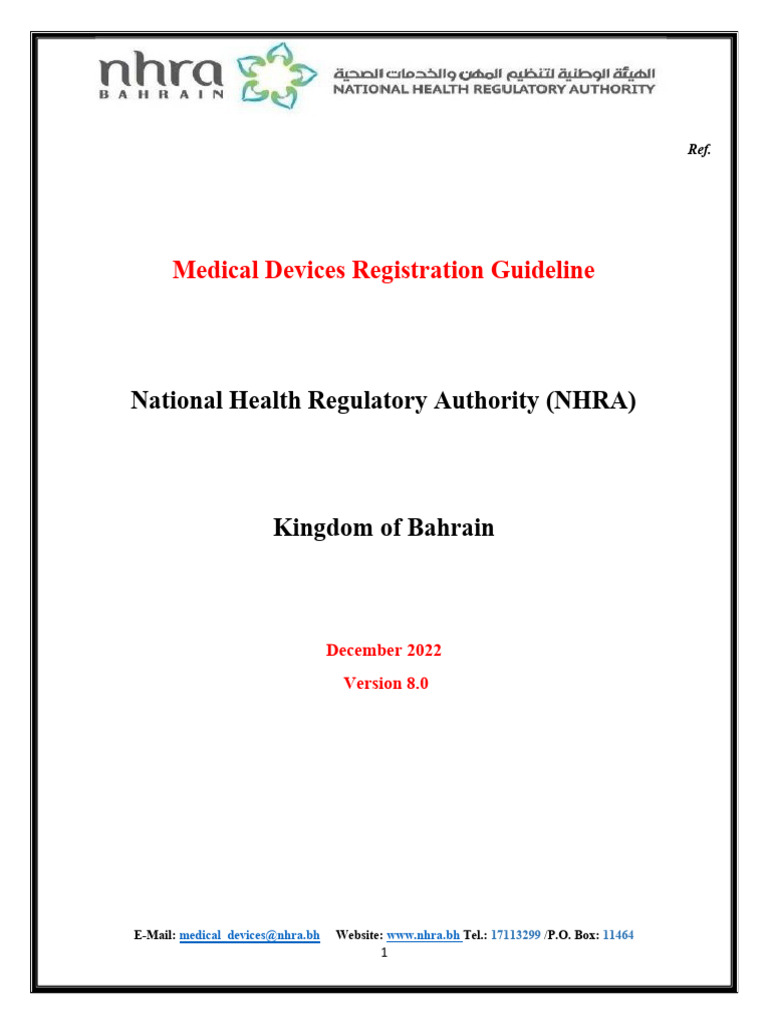Medical Devices Registration | PDF | Medical Device | Verification And Validation