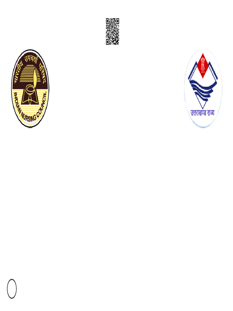 Nurse & Midwife Register Passbook Indian Nursing Council: NUID NO.: UT626101 REGN. NO.: 8394 | PDF