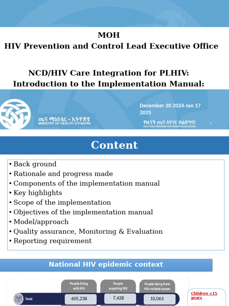 NCD/HIV Care Integration Manual | PDF | Management Of Hiv/Aids | Medicine