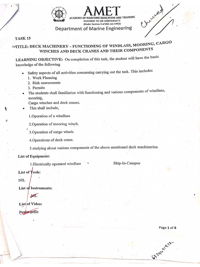 Marine engineering | PDF