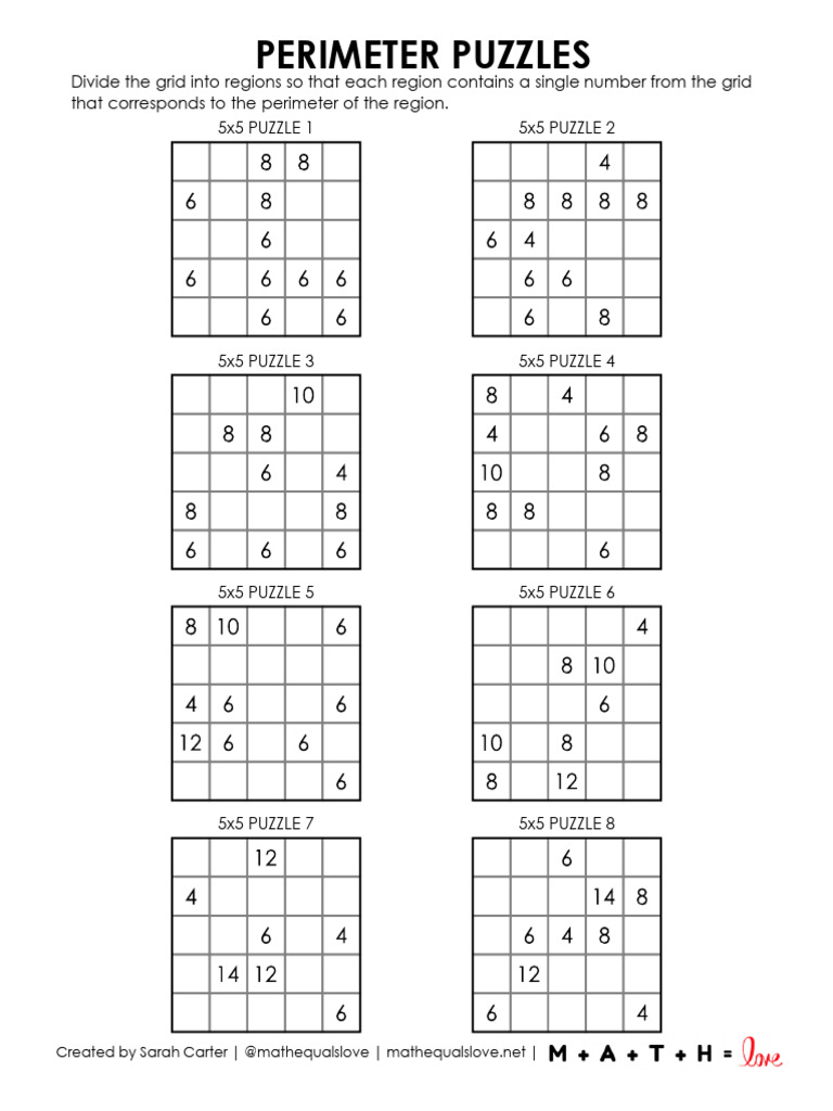 Perimeter Puzzles Collection | PDF