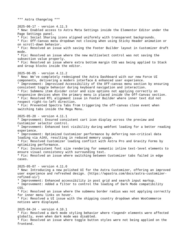 Change Log | PDF | Page Layout | Icon (Computing)