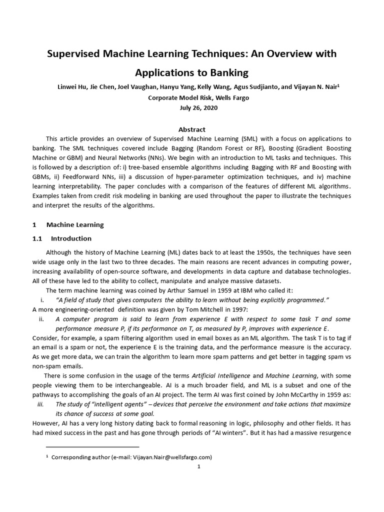 Supervised Machine Learning Techniques: An Overview With Applications ...