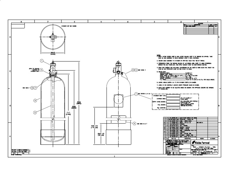 Kidde 180L Cylinder | PDF