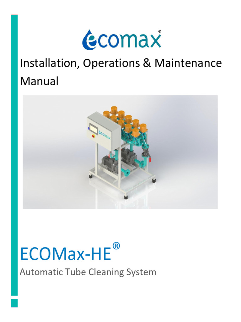 ECOMax-HE O&M Manual - 5BT-5BC - V0 | PDF | Valve | Pump