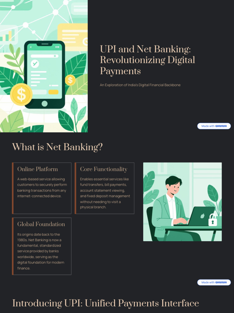 UPI vs Net Banking: India's Digital Payment Revolution | PDF | Computer ...