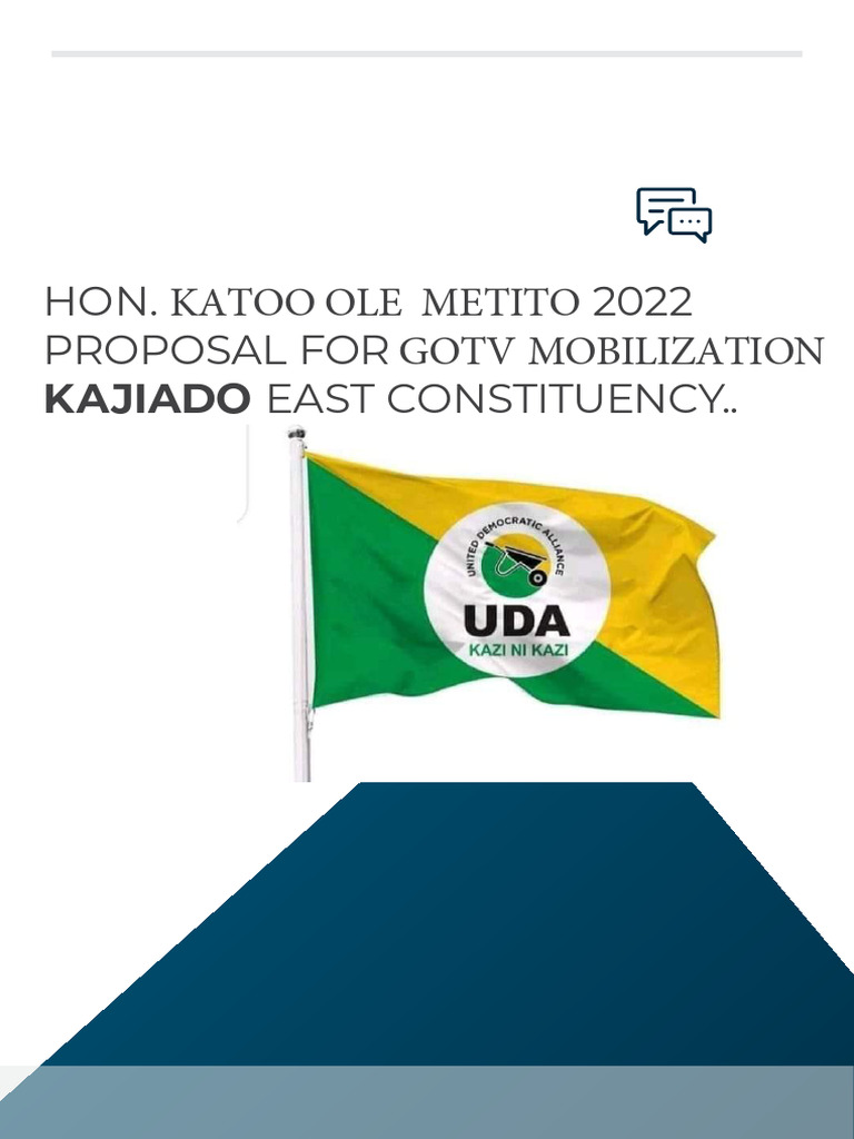 Hon.katoo Ole Metito | PDF | Get Out The Vote | Group Decision Making