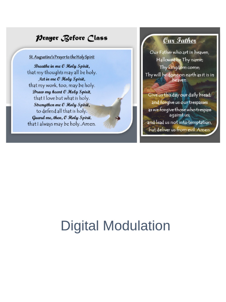 Lecture 6 Digital Modulation | PDF | Frequency Modulation | Radio