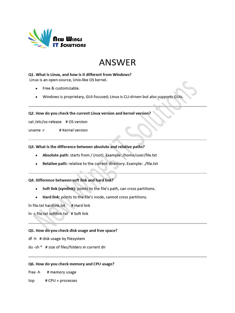 Linux | PDF | Computer File | Computer Data Storage
