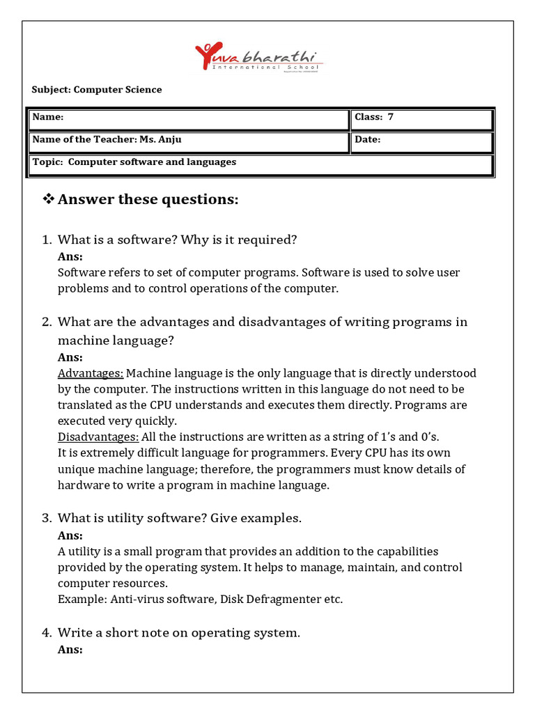 Understanding Computer Software Basics | PDF