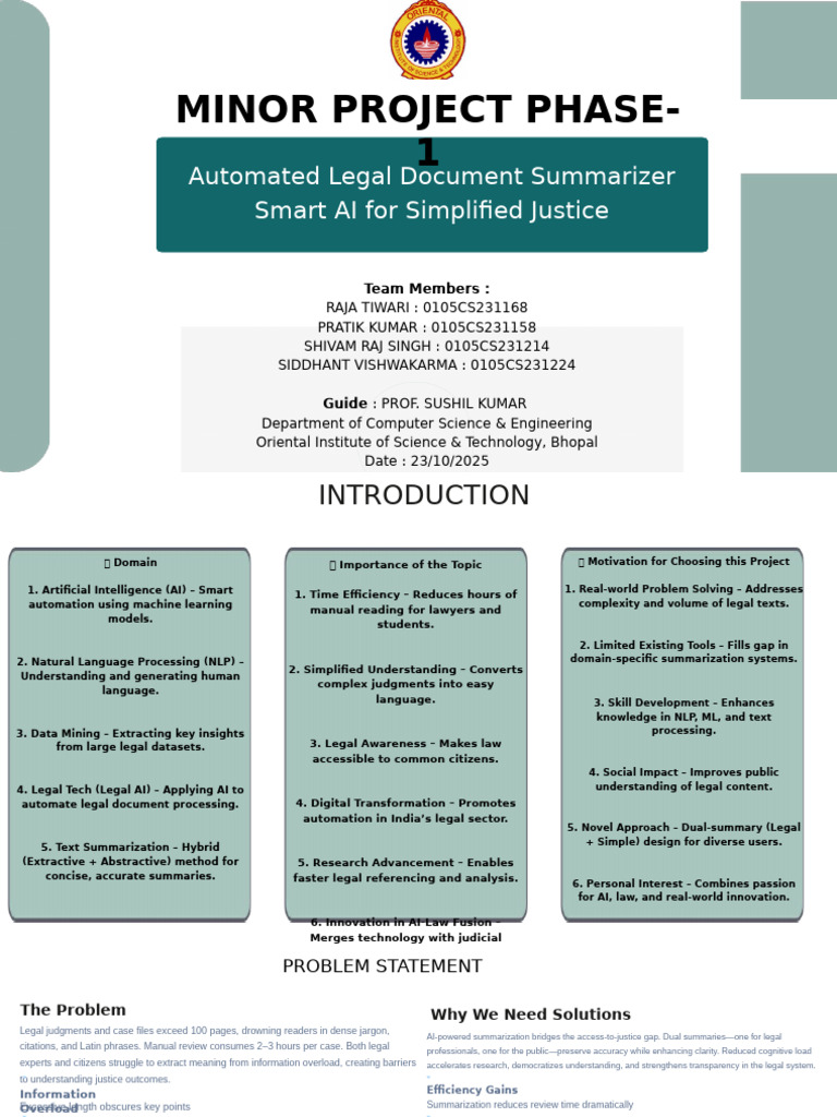 Minor Project Phase1 Template Final | PDF | Artificial Intelligence ...