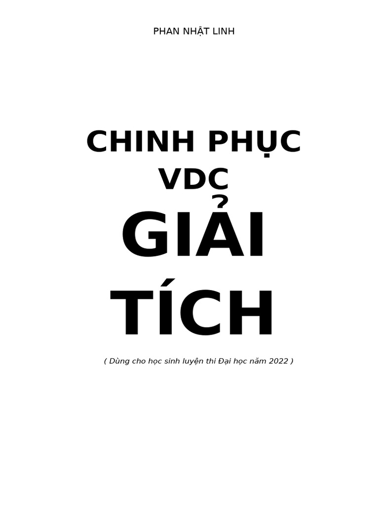 1 Bia Loi Mo Dau Va Muc Luc Chinh Phuc Van Dung Cao Toan DSGT GV Phan ...