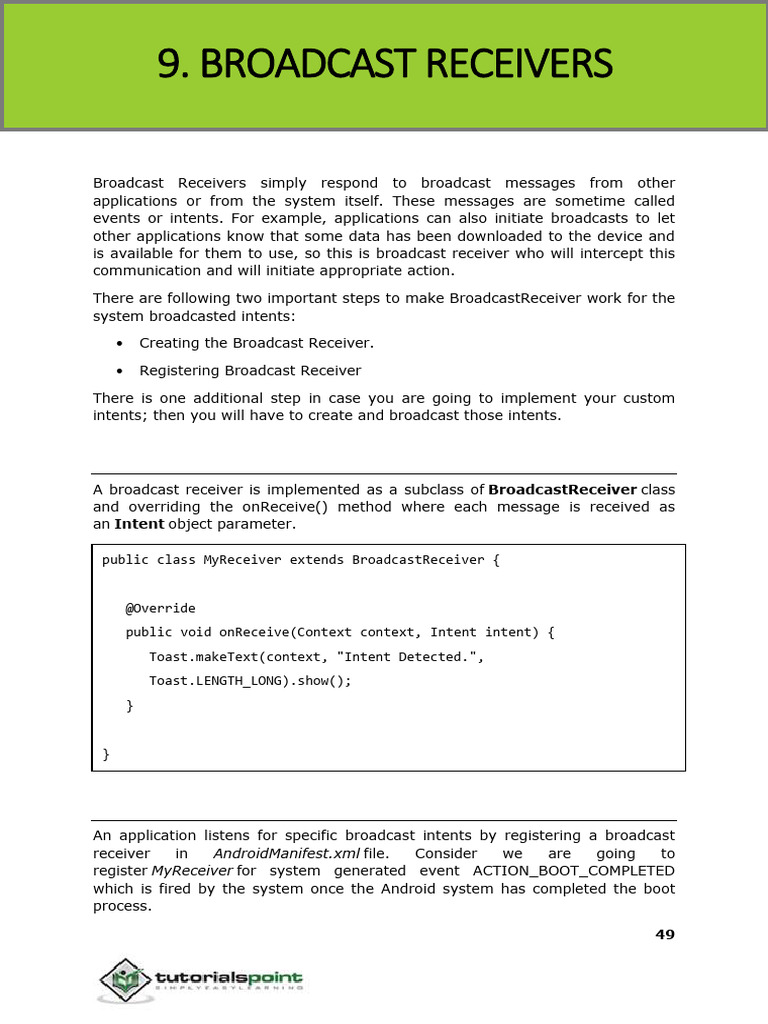 Android Tutorial 65 | PDF