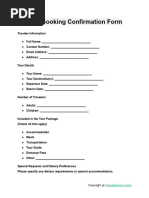 NCL Reservation Transfer Request Form | PDF