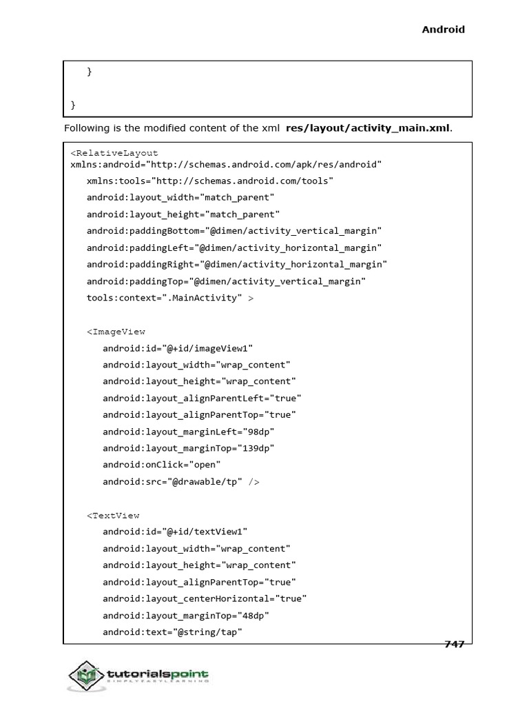 Android Tutorial 763 | PDF