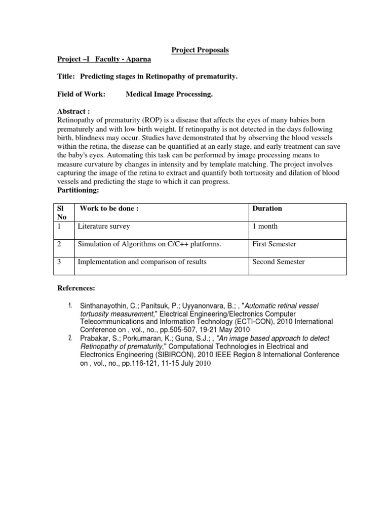 2011 Project Proposals | PDF | Data Compression | Applied Mathematics