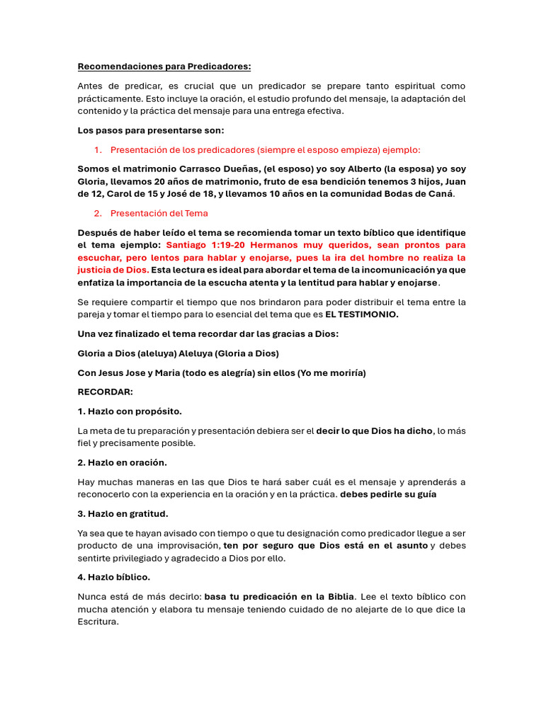 Guía Práctica para Predicadores Efectivos | PDF | Oración