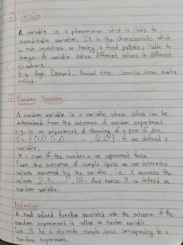 Understanding Random Variables | PDF