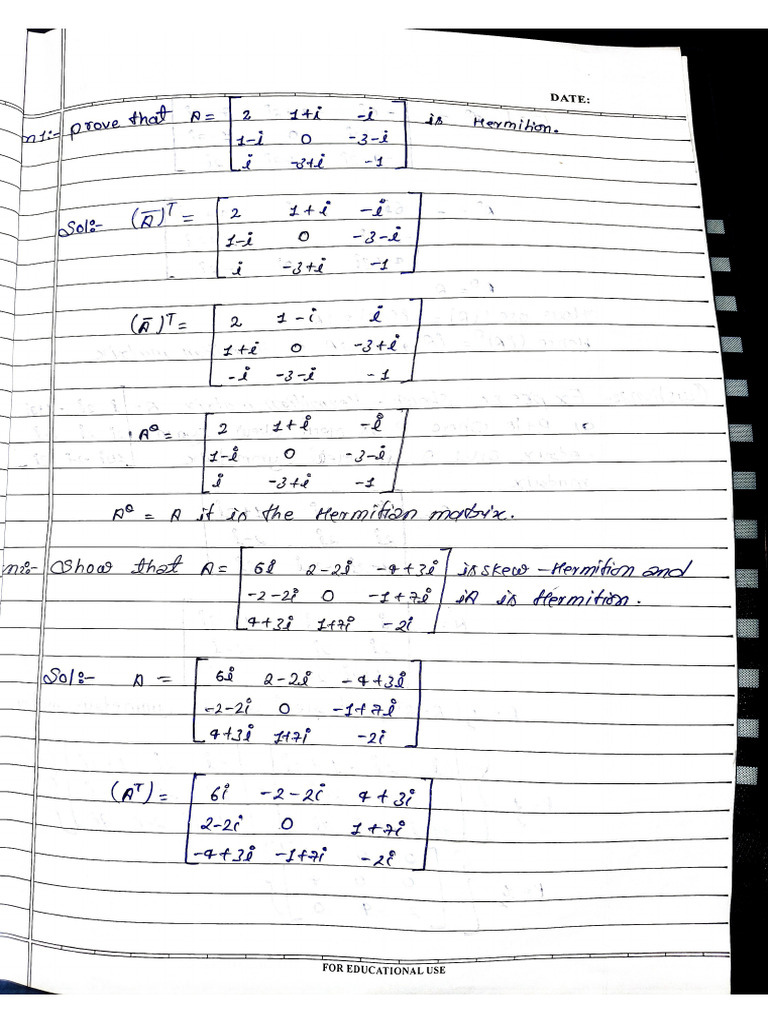 Maths Tutorial Answers | PDF
