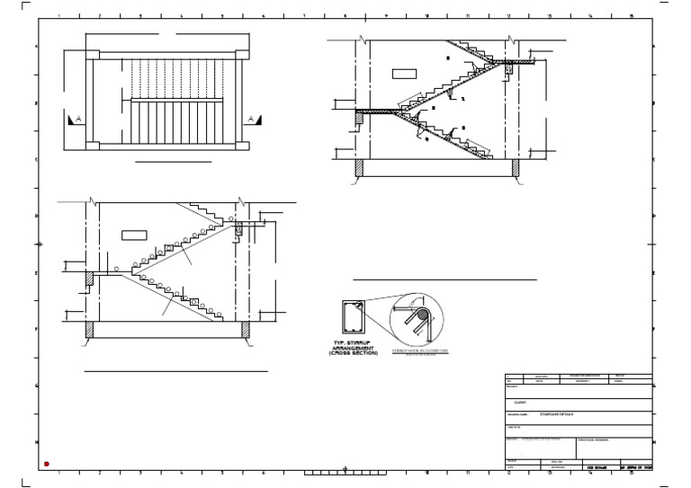 Plan of Staircase: TREAD 300 RISER 150 | PDF