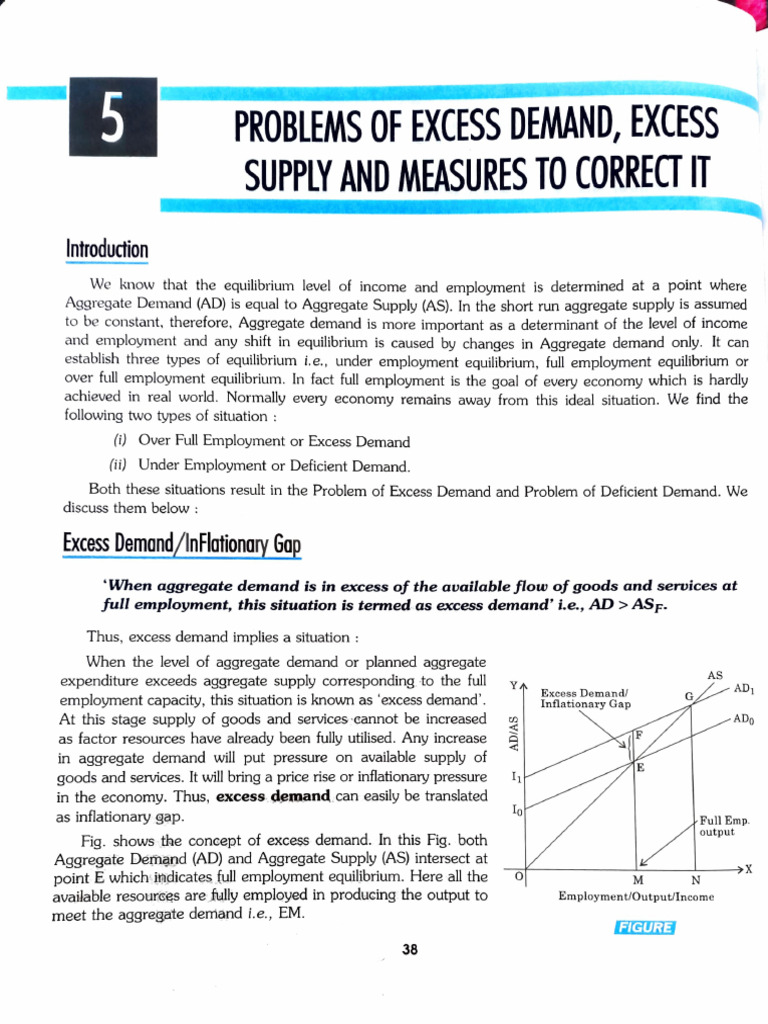 Prob. of Excess DD & Measure To Correct It | PDF | Fiscal Policy ...